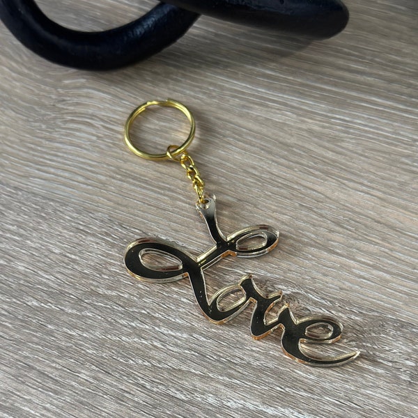 Love Keychain - Etsy