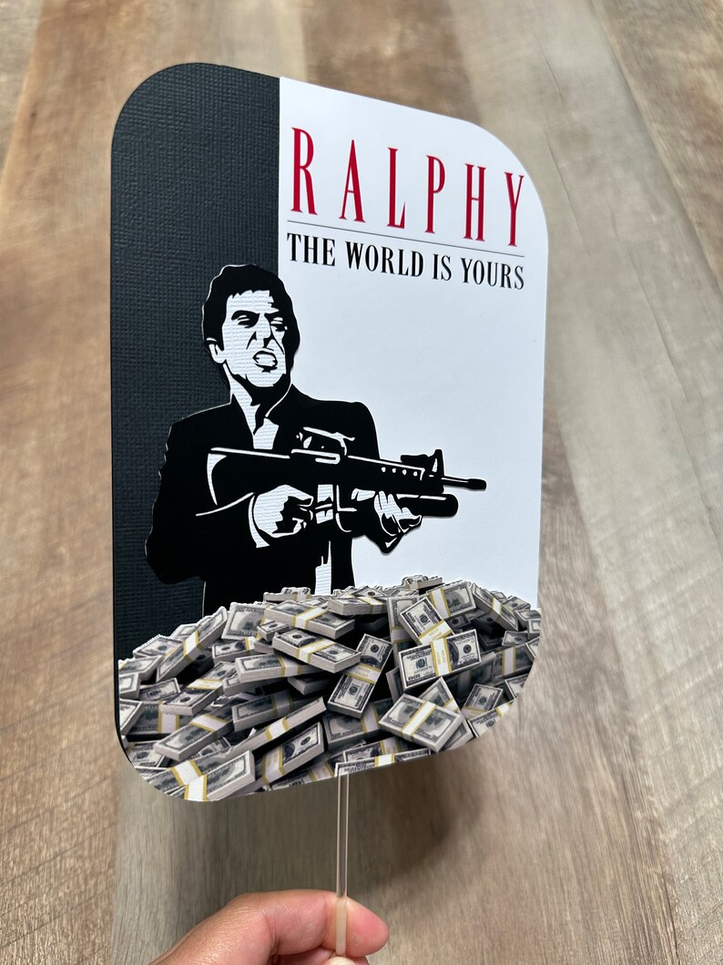 Scarface Cake Topper: Tony Montana, the World is Yours Birthday Decor ...