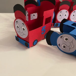 Thomas the Train Favor Boxes, Thomas the Train Personalized, Train ...
