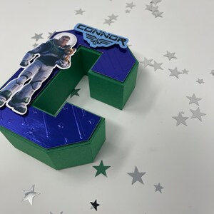 Buzz Lightyear 3D Letter, Buzz Personalized 3D Letter, Lightyear ...