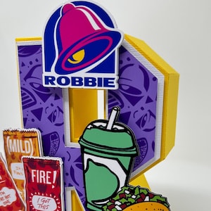 Taco Bell 3D Letter, Taco Bell Personalized 3D Letter, Taco Sauce ...