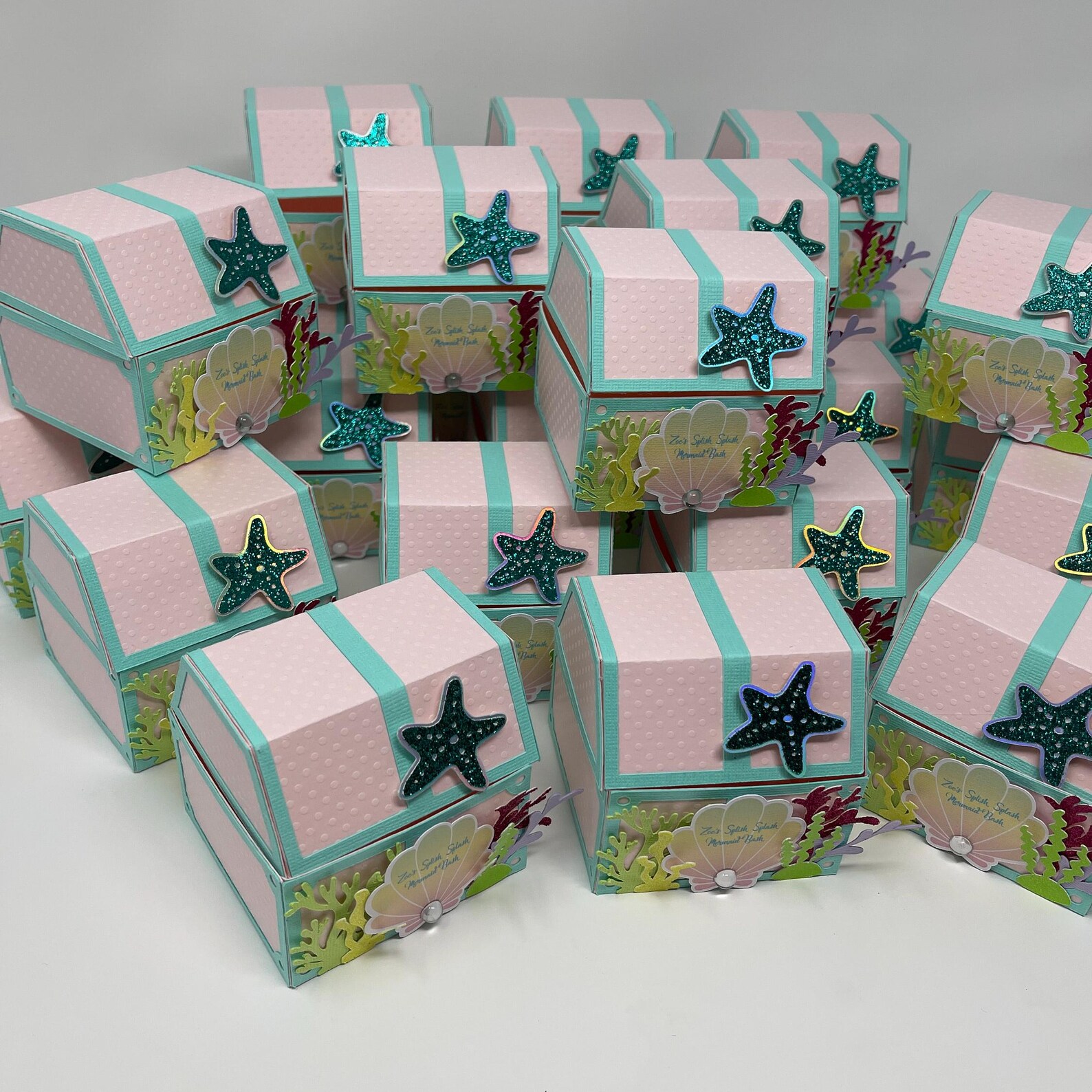 Mermaid Party Favor Boxes: Under the Sea Treasure Chest - Etsy
