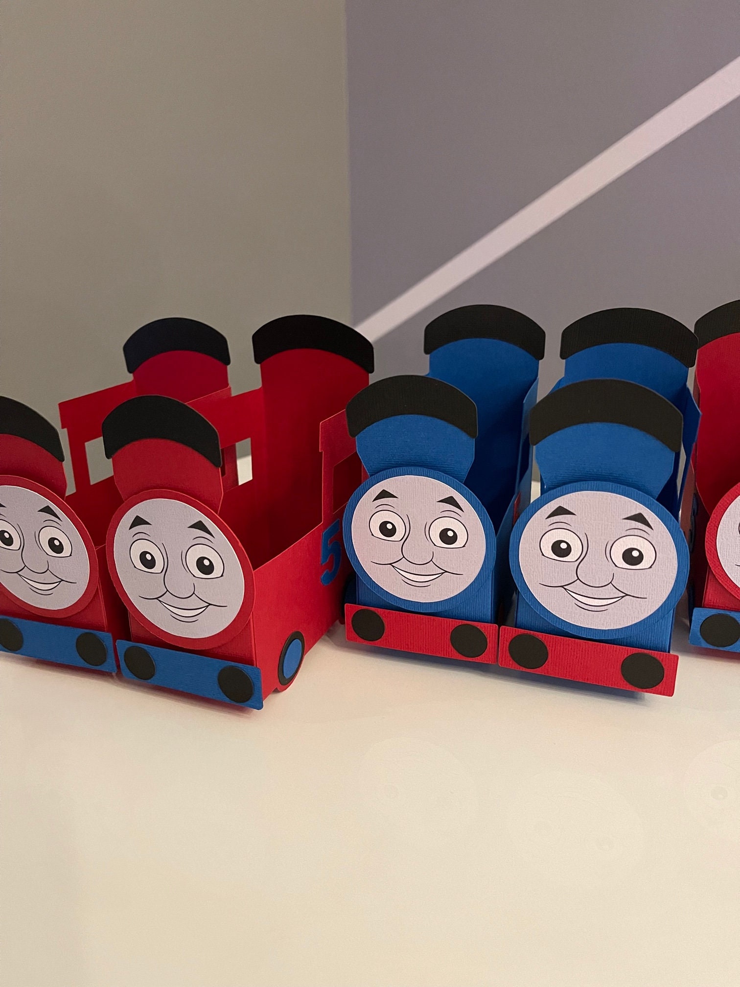 Thomas the Train Favor Boxes Thomas the Train Personalized | Etsy