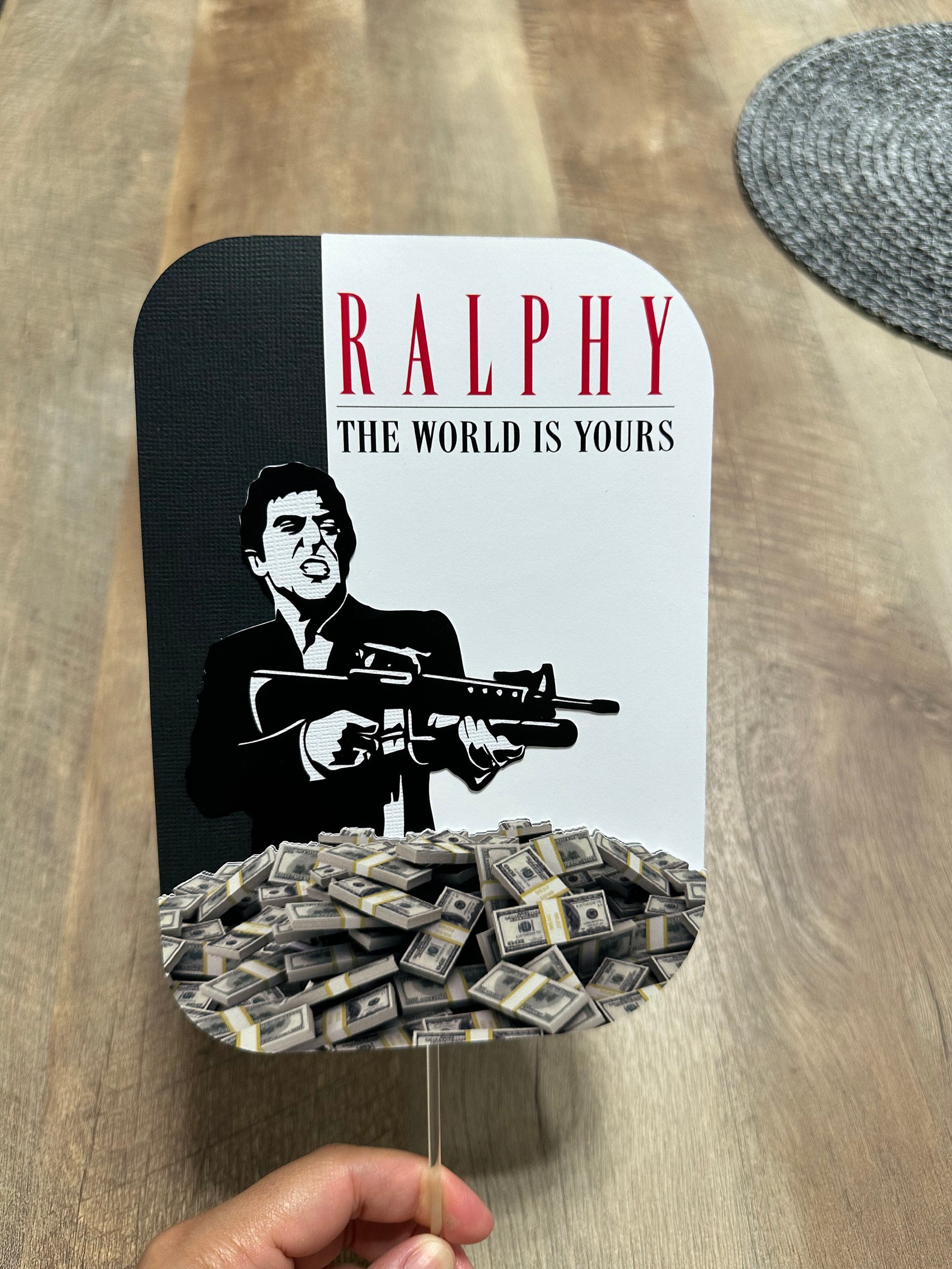 Scarface Cake Topper: Tony Montana, the World is Yours Birthday Decor ...