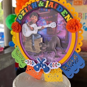 Disney Coco Movie Cake Topper, Coco Personalized Cake Topper ...