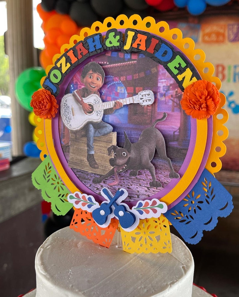 Disney Coco Movie Cake Topper, Coco Personalized Cake Topper ...