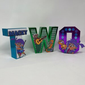 Vivo Movie Birthday Party 3D Letter: Custom Name Decoration - Etsy