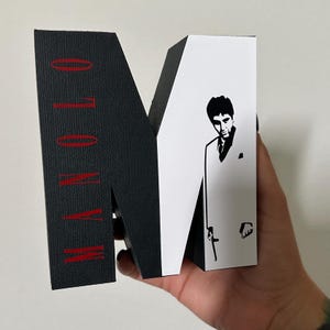 Scarface 3D Letter: Tony Montana Party Decor - Etsy