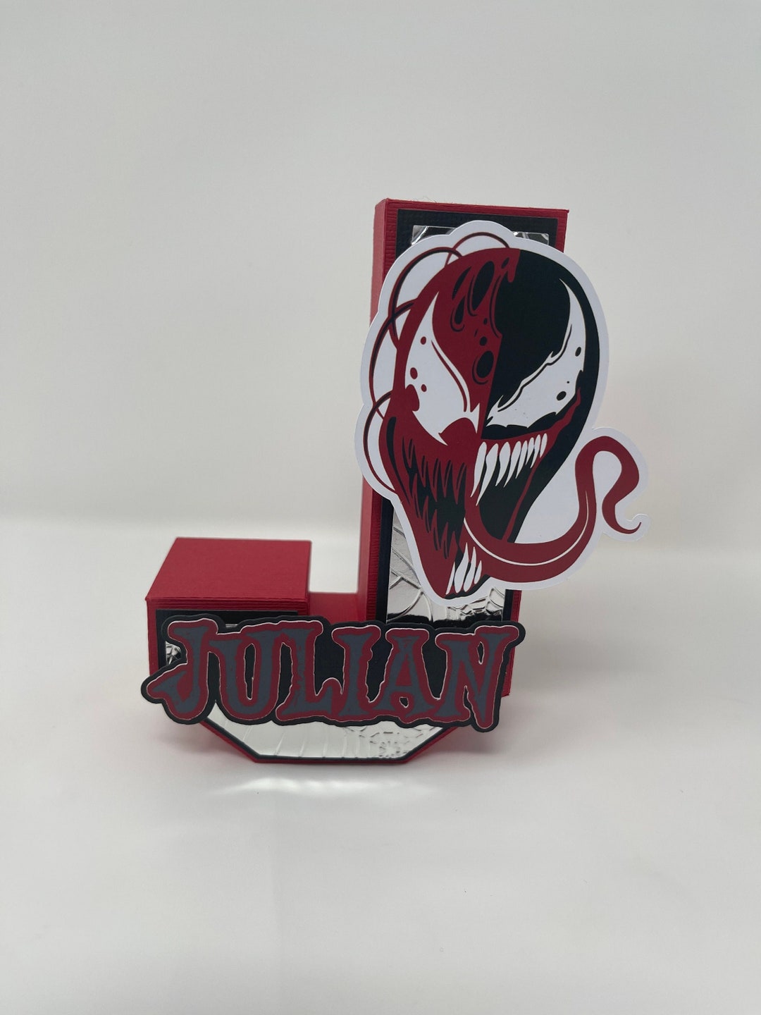 Venom 3D Letter: Custom Superhero Party Decoration - Etsy