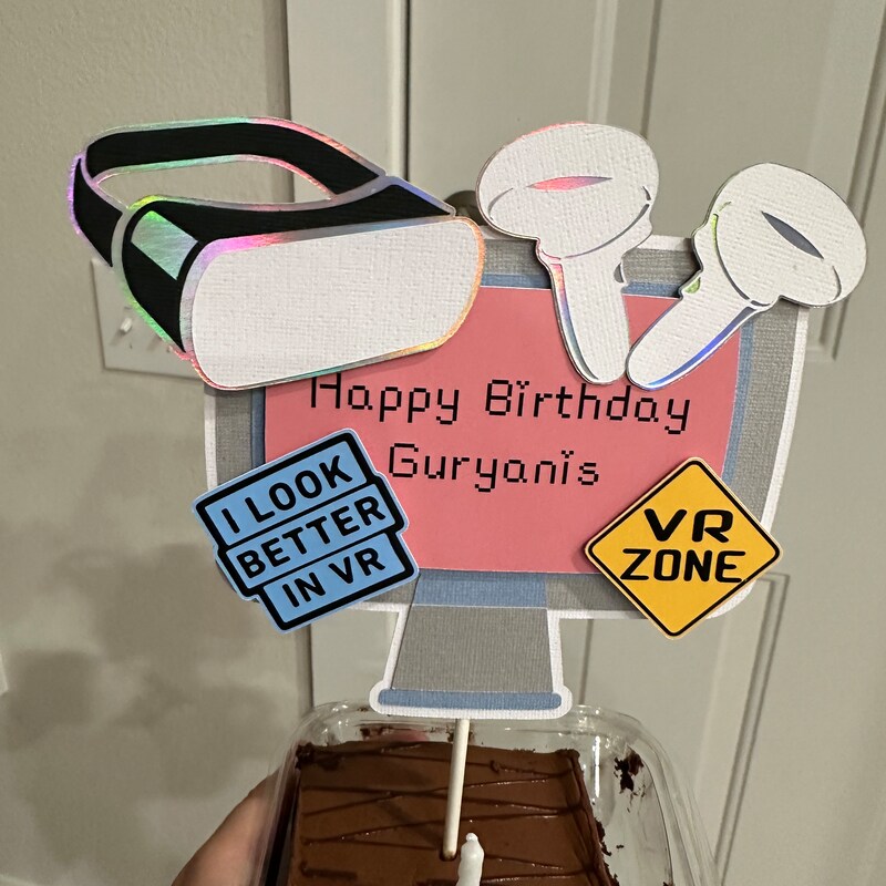 Virtual Reality Birthday - Etsy