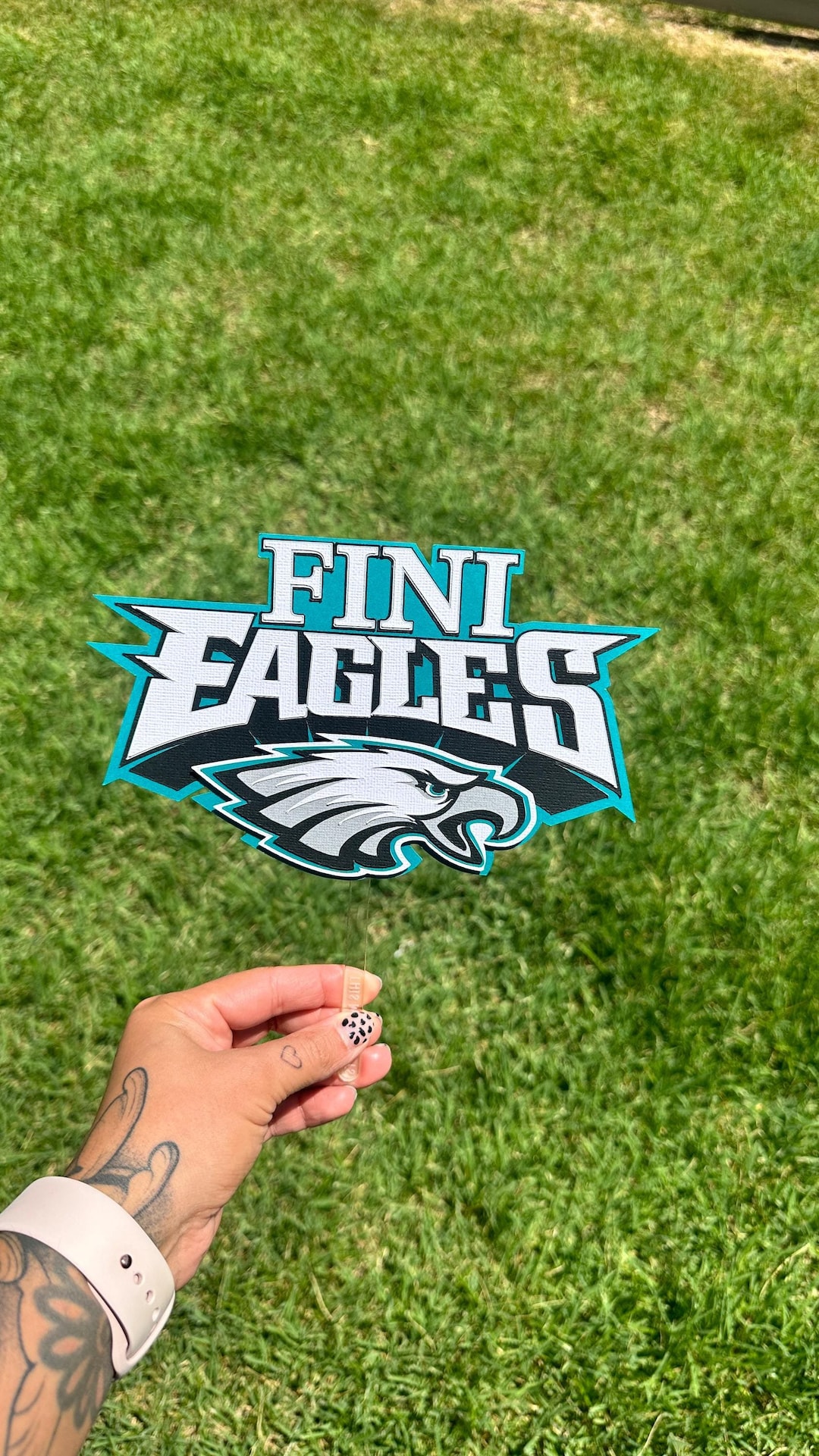 Philadelphia Eagles Cake Topper, NFL Football Themed Personalized Cake ...