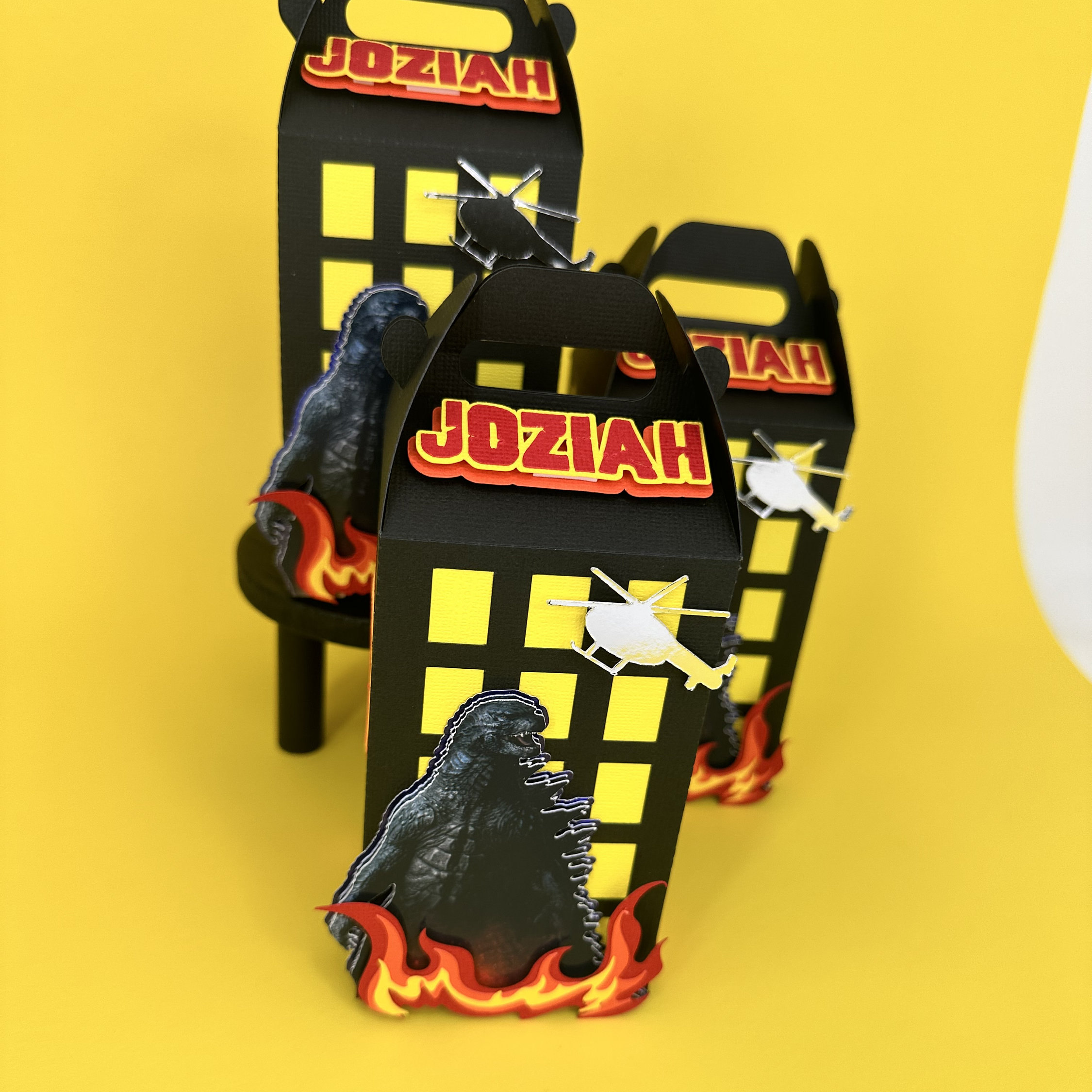 Godzilla Party Favor Boxes: Personalized Birthday Treat Box - Etsy