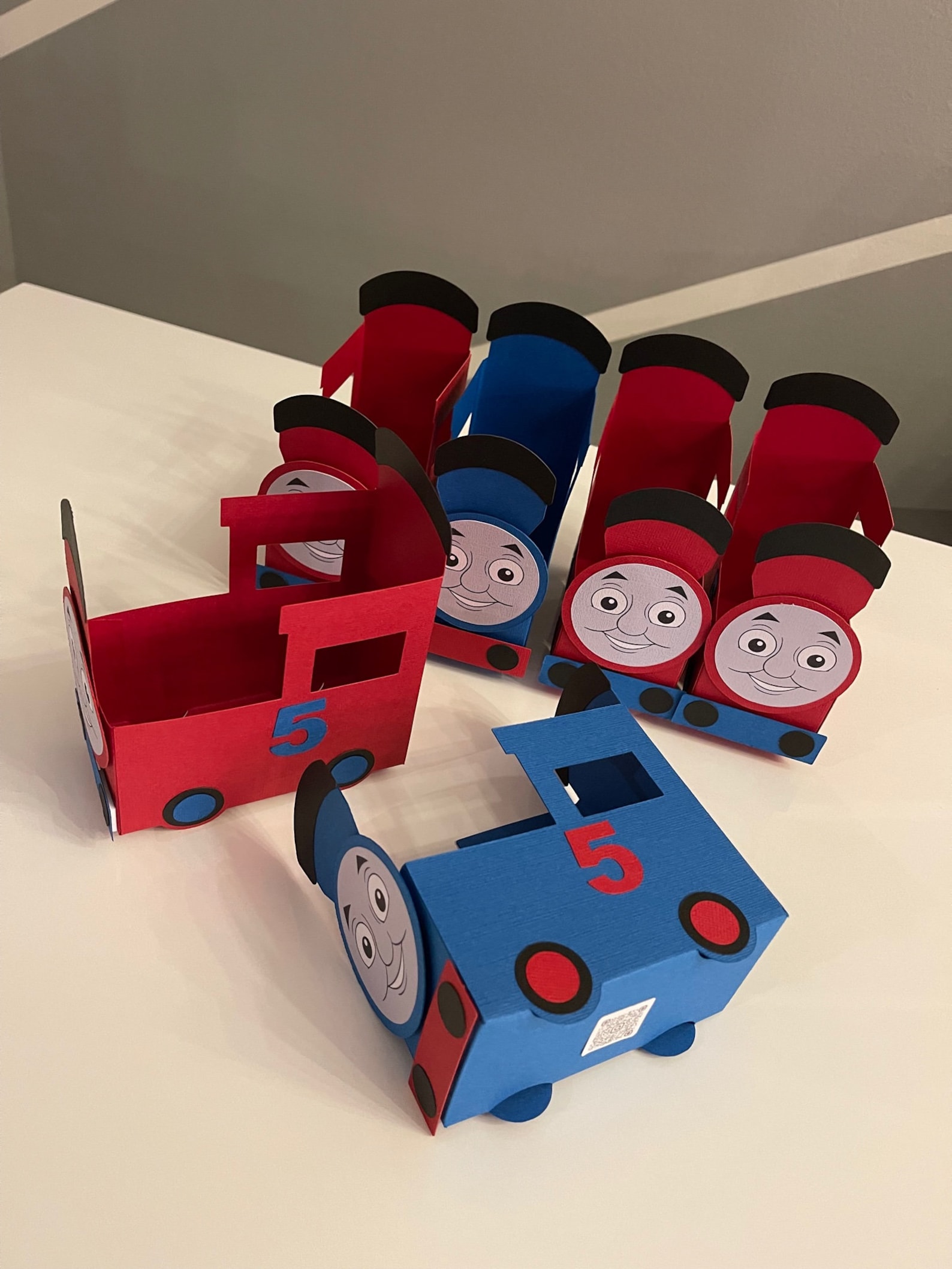 Thomas the Train Favor Boxes Thomas the Train Personalized | Etsy