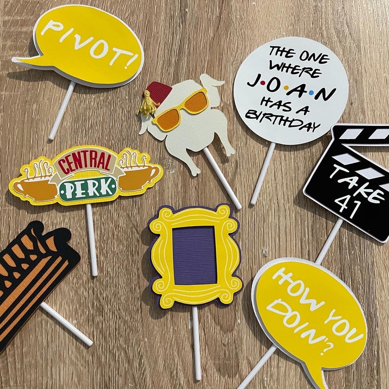 Friends Theme Cupcake Toppers - Etsy