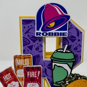 Taco Bell 3D Letter, Taco Bell Personalized 3D Letter, Taco Sauce ...