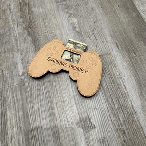 Gaming Money, Wooden Gift Card Holder, Gamer Gift, Birthday Gift, Money ...