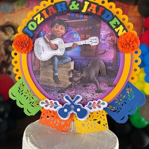 Disney Coco Movie Cake Topper, Coco Personalized Cake Topper ...