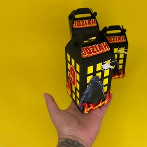 Godzilla Favor Boxes, Godzilla Treat Boxes , Mini Box Favor Box , Party ...