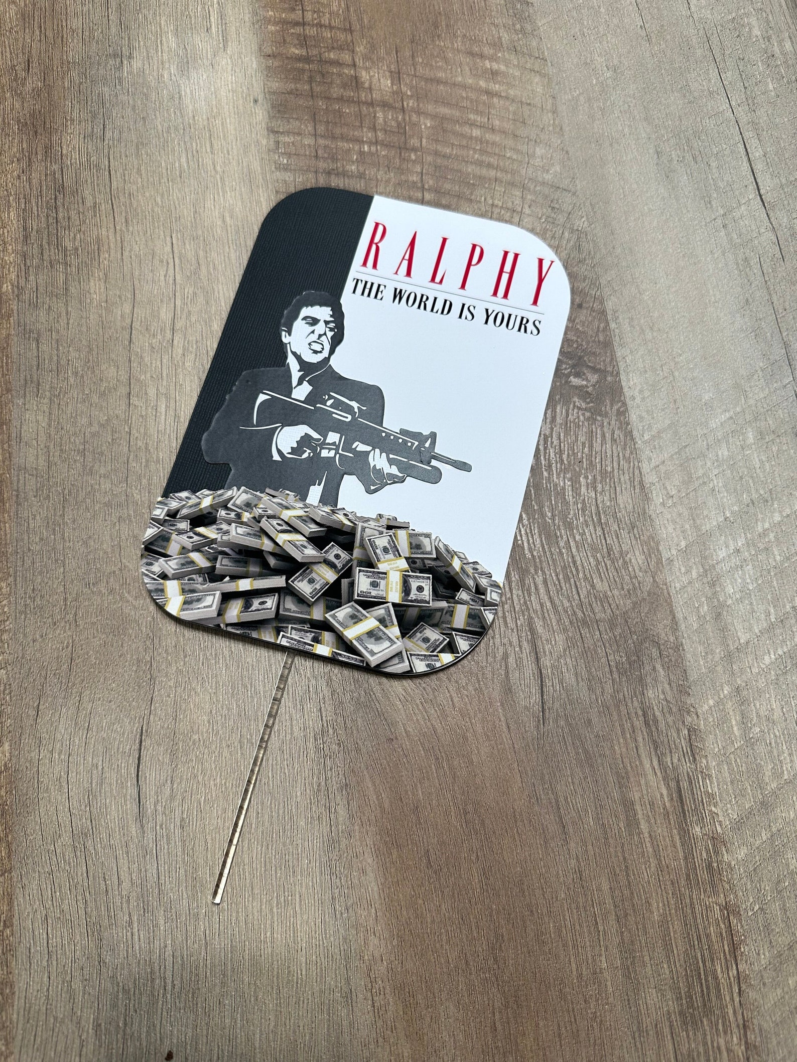 Scarface Cake Topper: Tony Montana, the World is Yours Birthday Decor ...
