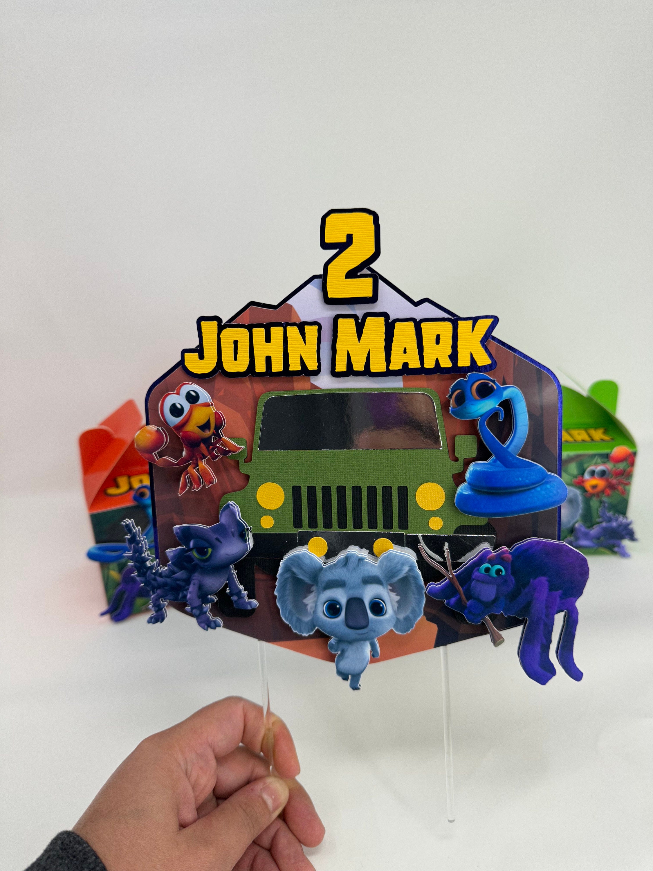 Back to the Outback Cake Topper: Personalized Birthday Party Decoration ...