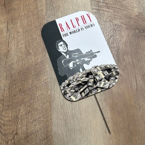 Scarface Cake Topper: Tony Montana, the World is Yours Birthday Decor ...