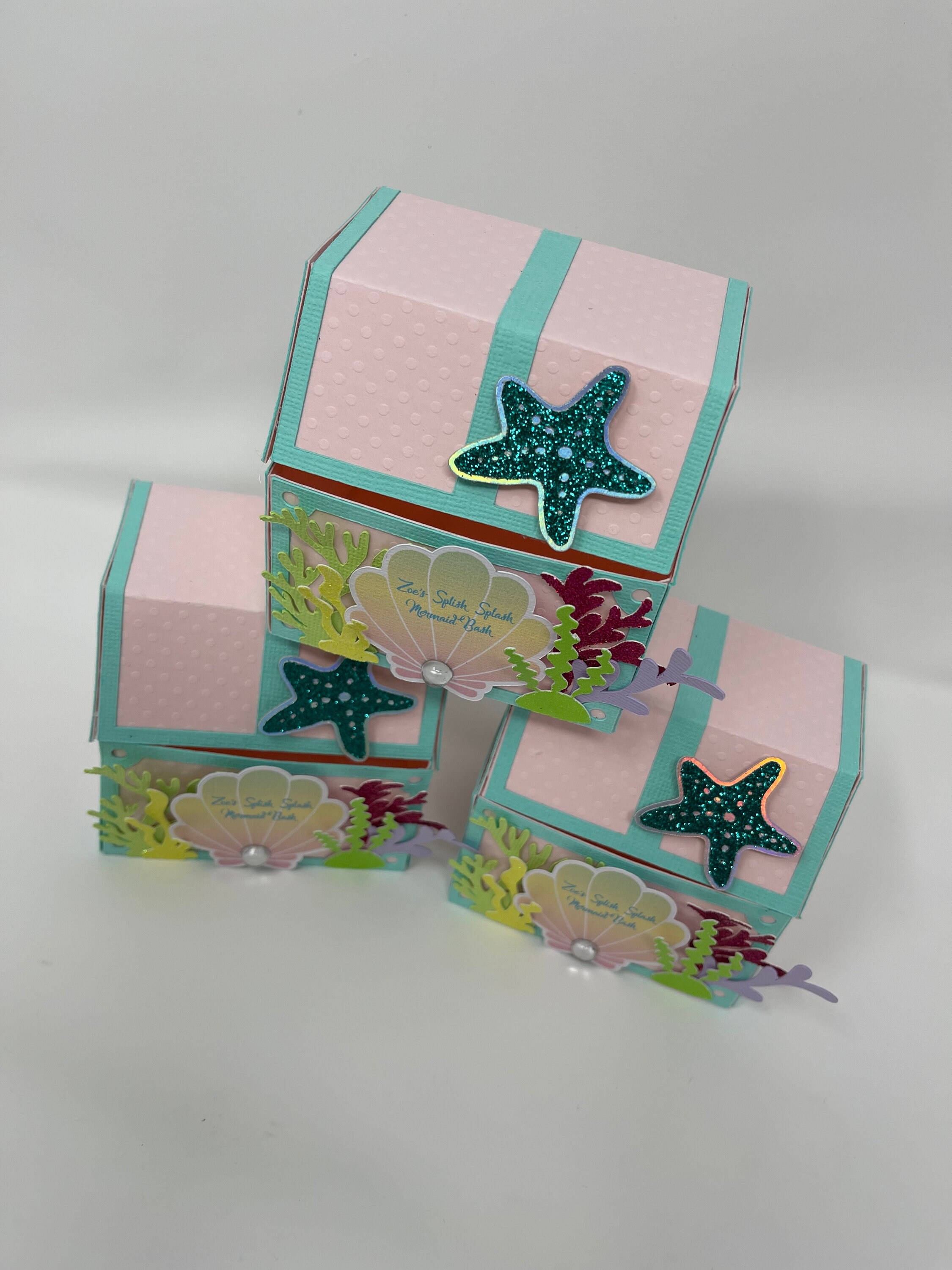 Mermaid Boxes Pirate Party Favor Box Under the Sea Party - Etsy