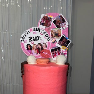 Mean Girls Cake Topper, Movie Personalized Cake Topper, Burn Book Cake ...