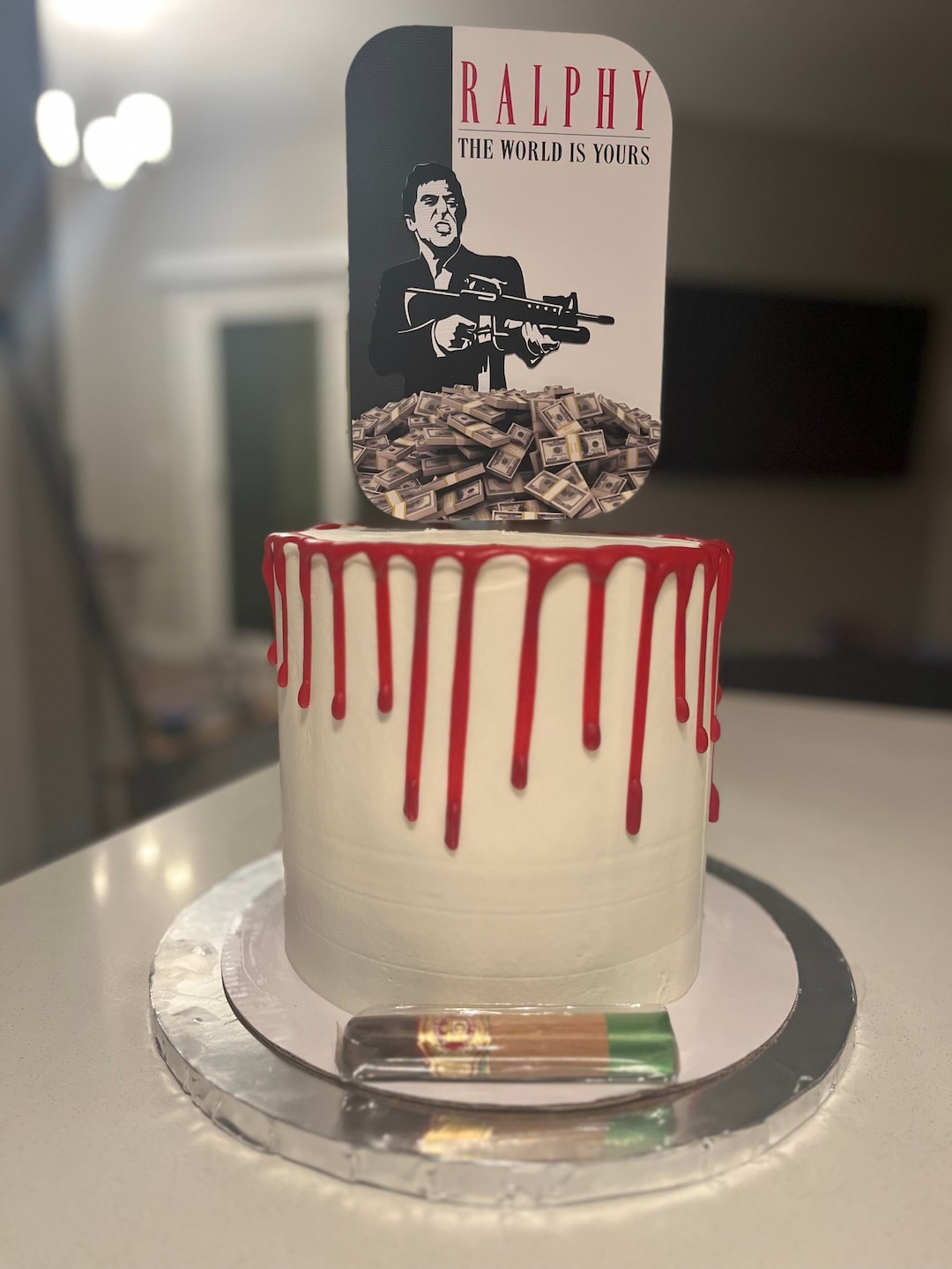 Scarface Cake Topper: Tony Montana, the World is Yours Birthday Decor ...