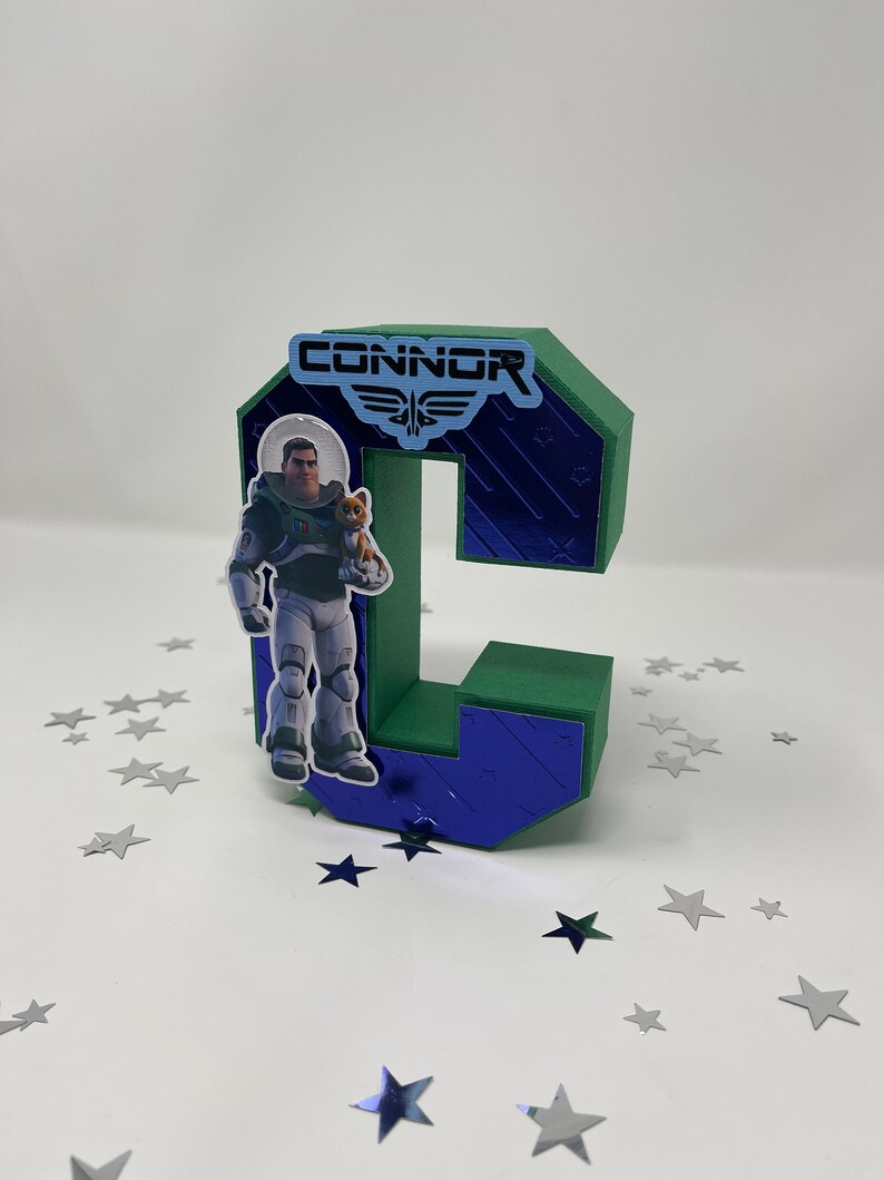 Buzz Lightyear 3D Letter Buzz Personalized 3D Letter - Etsy