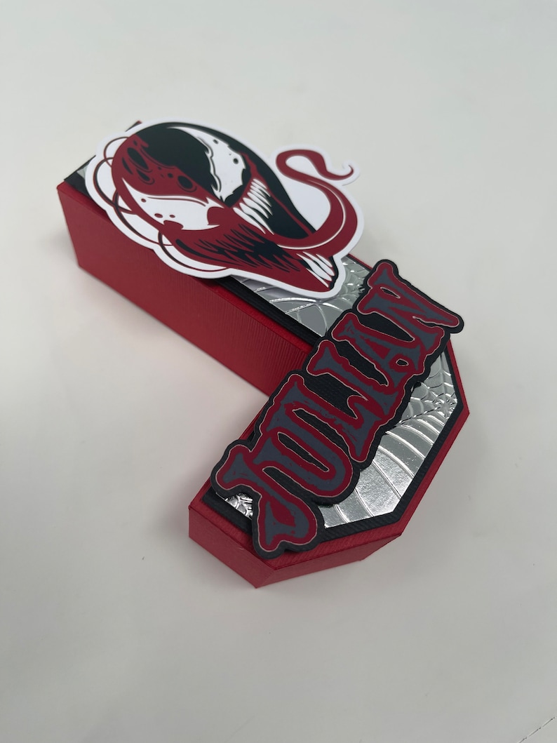 Venom 3D Letter: Custom Superhero Party Decoration - Etsy