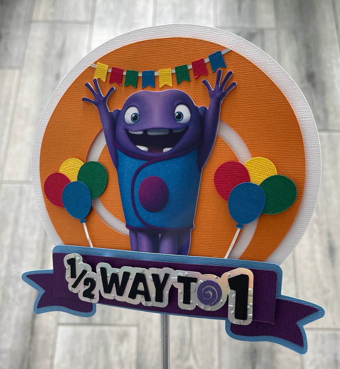 Boov Cake Topper Home Movie Personalized Cake Topper Home | Etsy