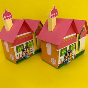 Blue Dog House Personalized Favor Boxes, Blue Dog Candy Boxes, Blue Dog ...