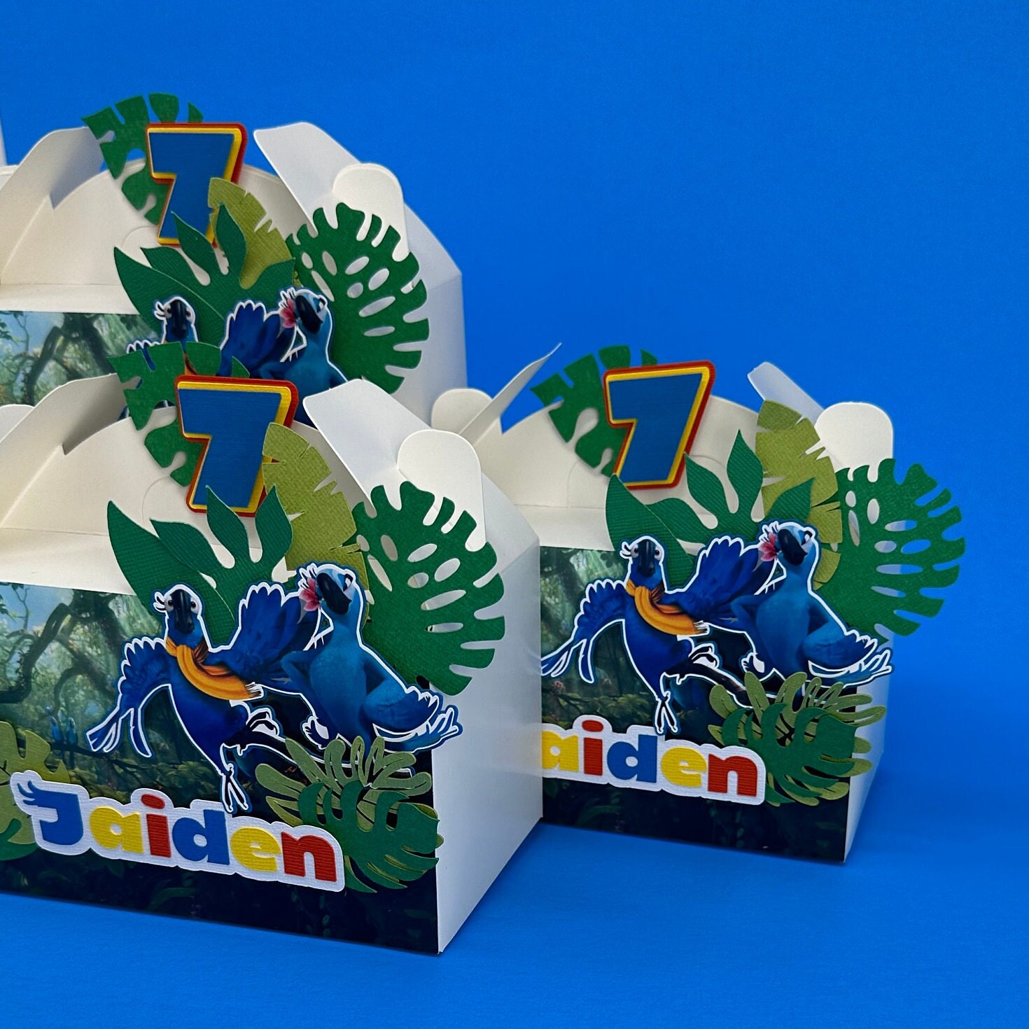 Rio Movie Favor Boxes: Personalized Birthday Party Decoration - Etsy