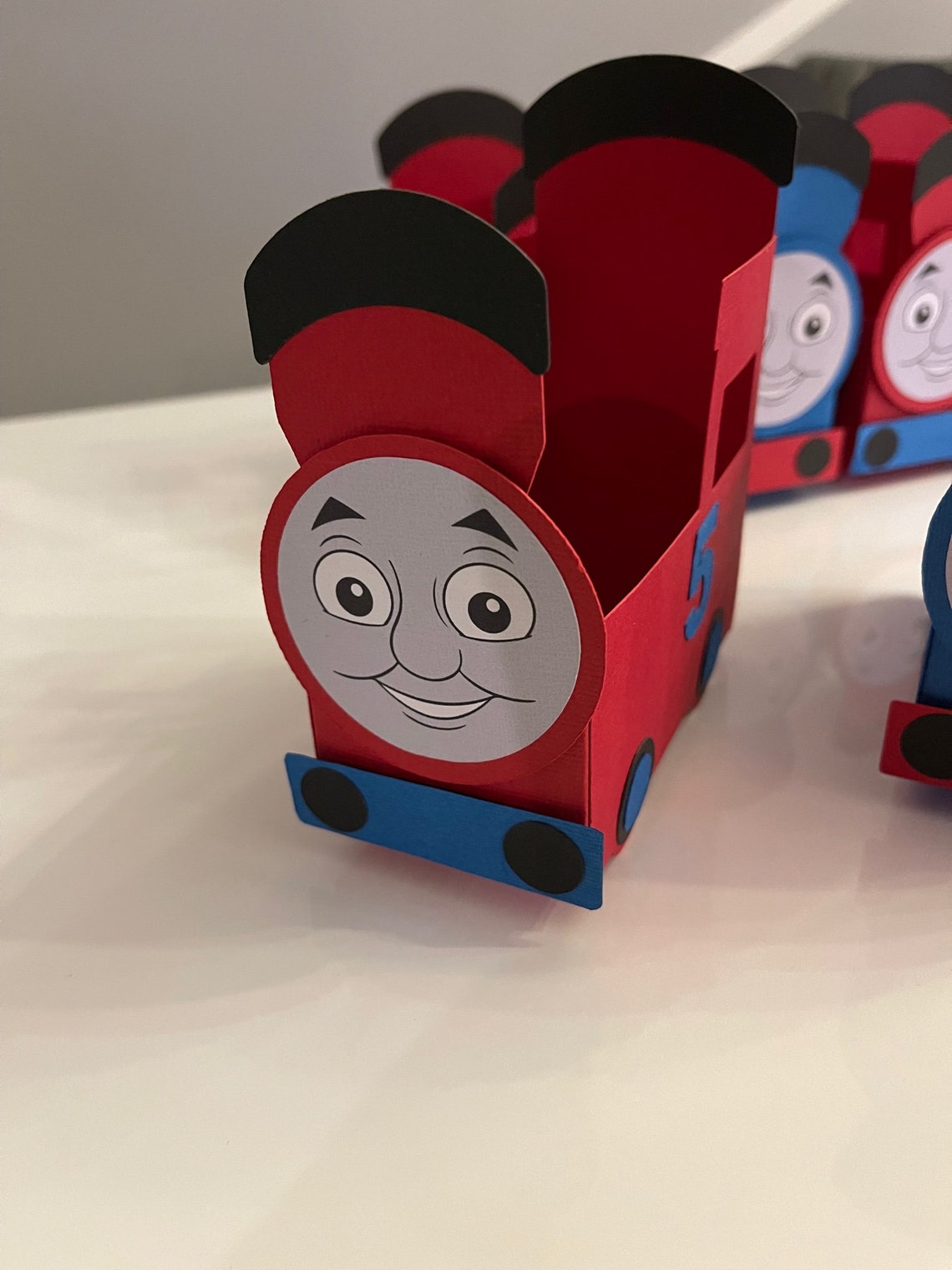 Thomas the Train Favor Boxes Thomas the Train Personalized | Etsy