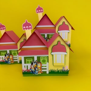 Blue Dog House Personalized Favor Boxes, Blue Dog Candy Boxes, Blue Dog ...