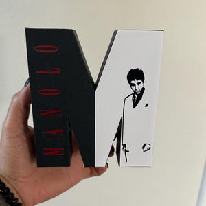 Scarface 3D Letter: Tony Montana Party Decor - Etsy