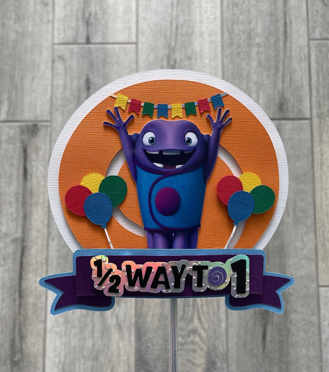 Personalized Boov Cake Topper, Dreamworks Home Birthday Party - Etsy
