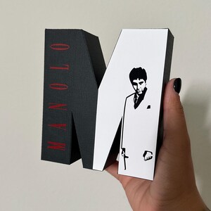 Scarface 3D Letter: Tony Montana Party Decor - Etsy