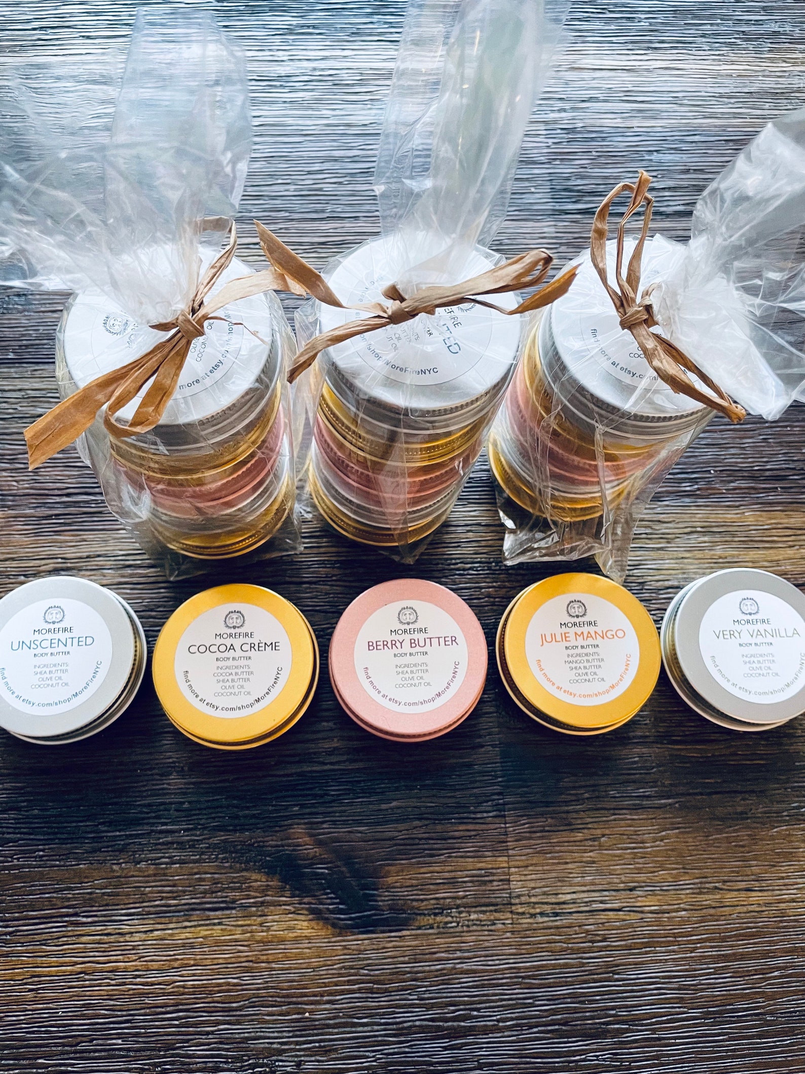 Organic Body Butter Gift Set - Etsy