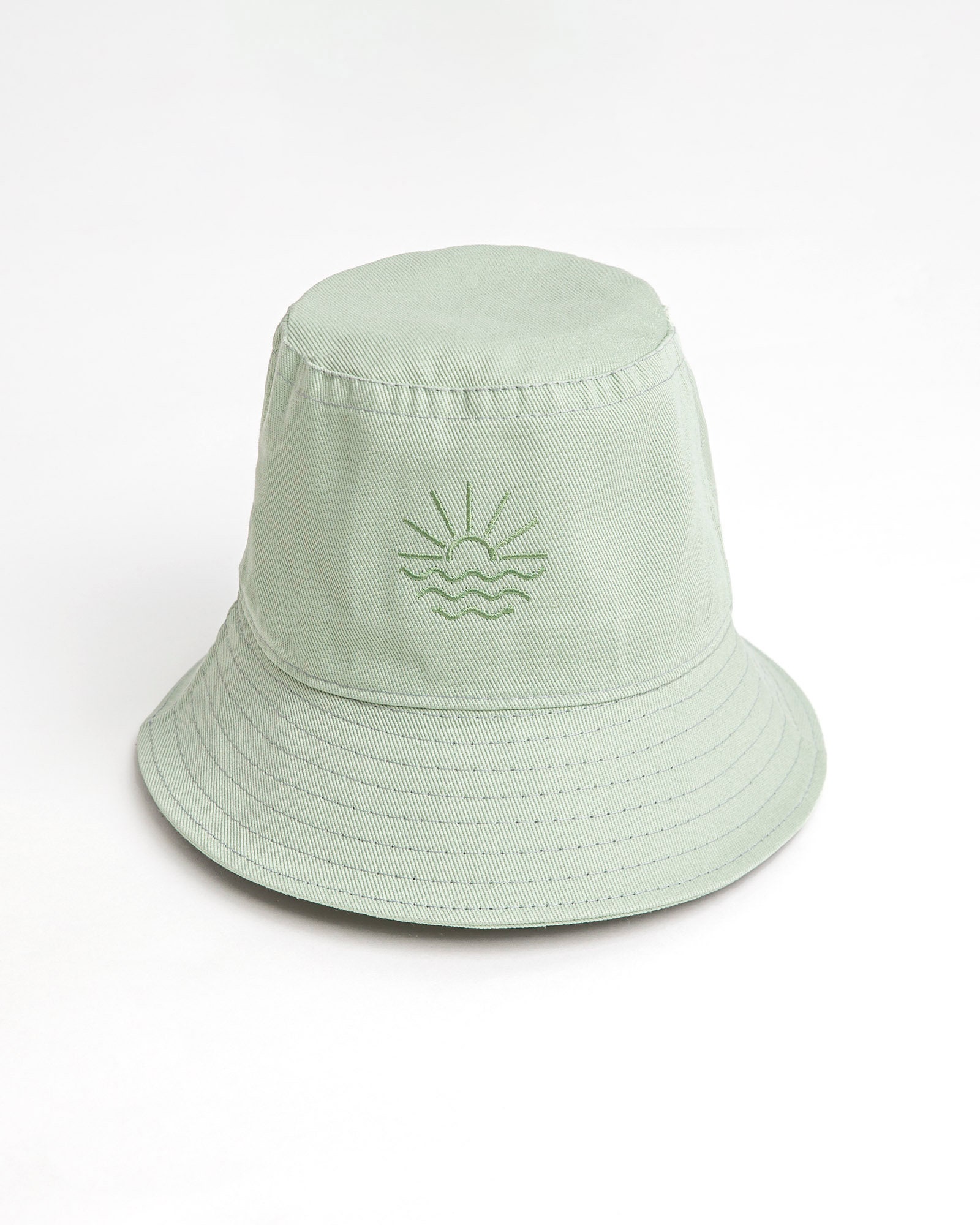 Jojo Bucket Hat Sage Green | 100% Cotton | Wide Brim Bucket Hat | Mint ...