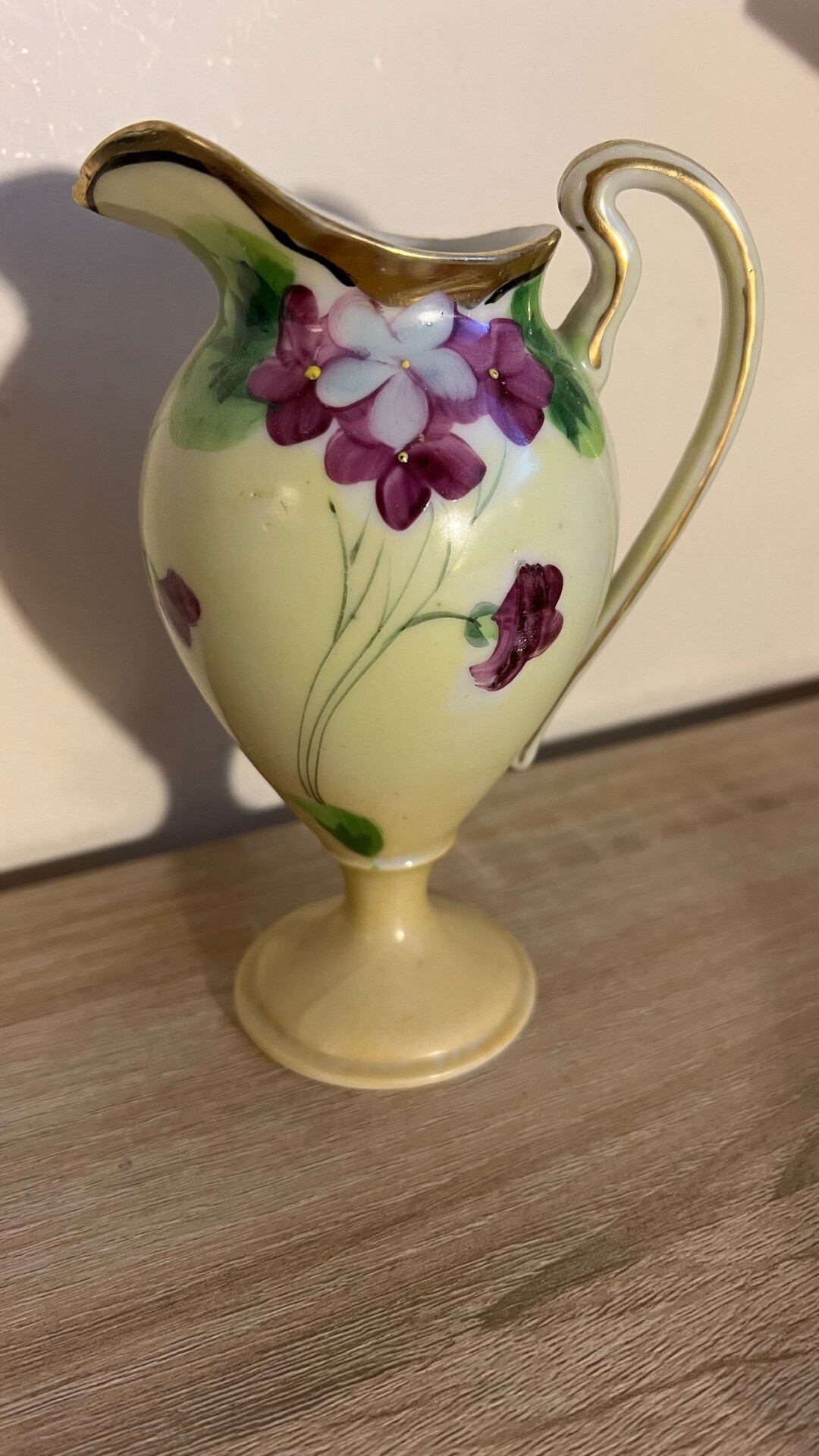Small Hand Painted Nippon Pitcher Stamped china - Etsy
