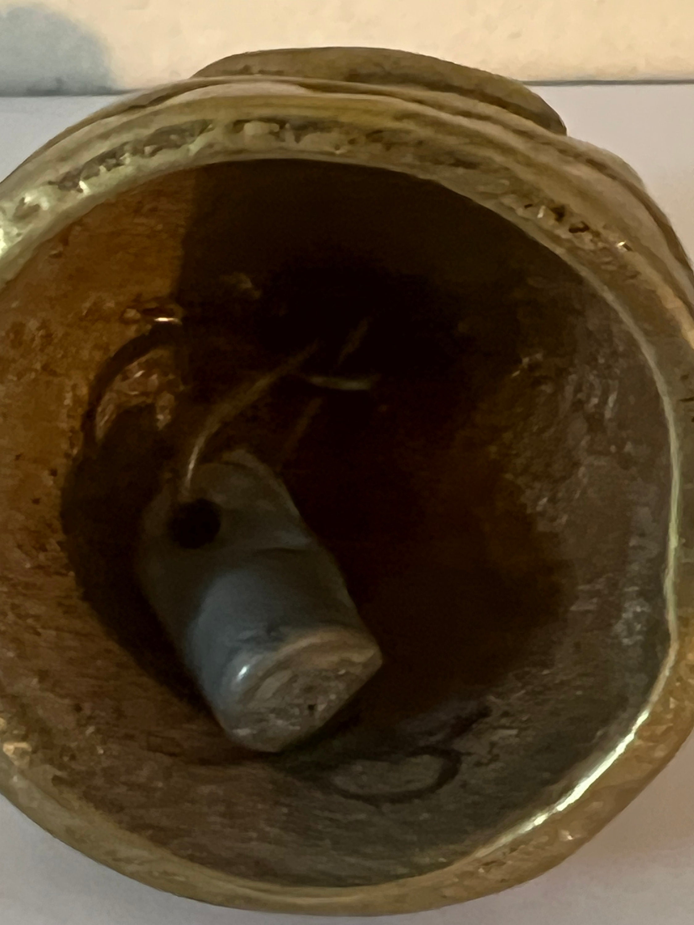 Antique Cast Brass Colonial Victorian Lady Woman Servant Dinner Bell - Etsy