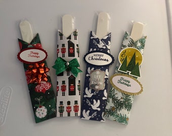 Nail File With Christmas Holder, Nail File Gift, Stocking Stuffer, Co ...
