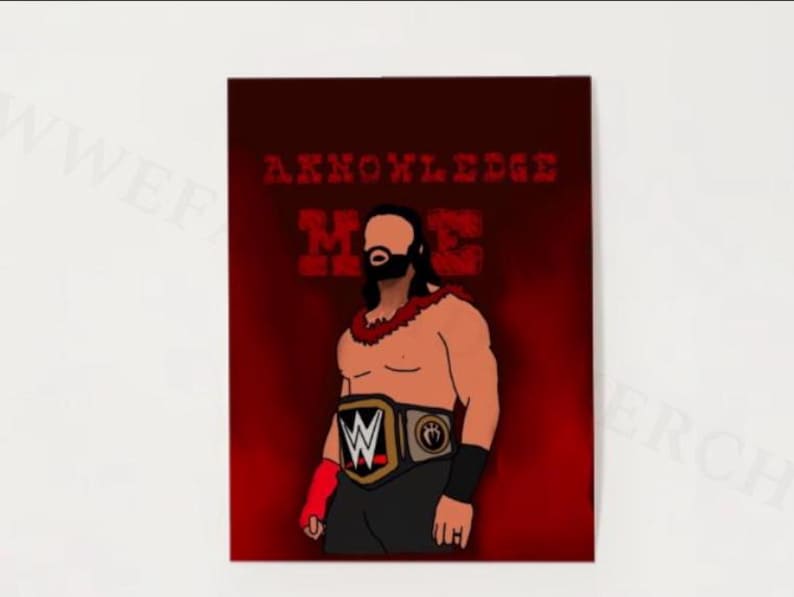 Roman Reigns “acknowledged Me” Poster - Etsy