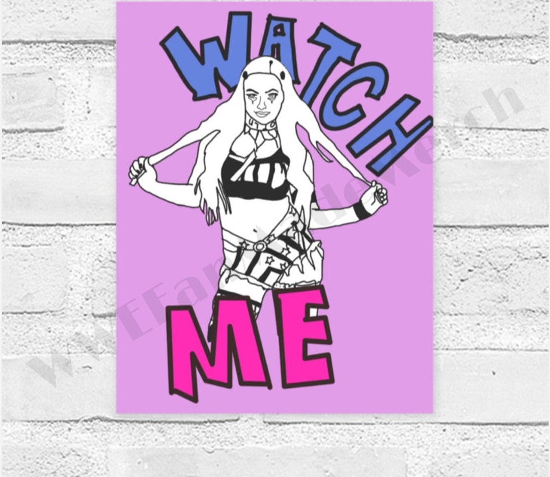 Liv Morgan “watch Me” WWE Poster - Etsy