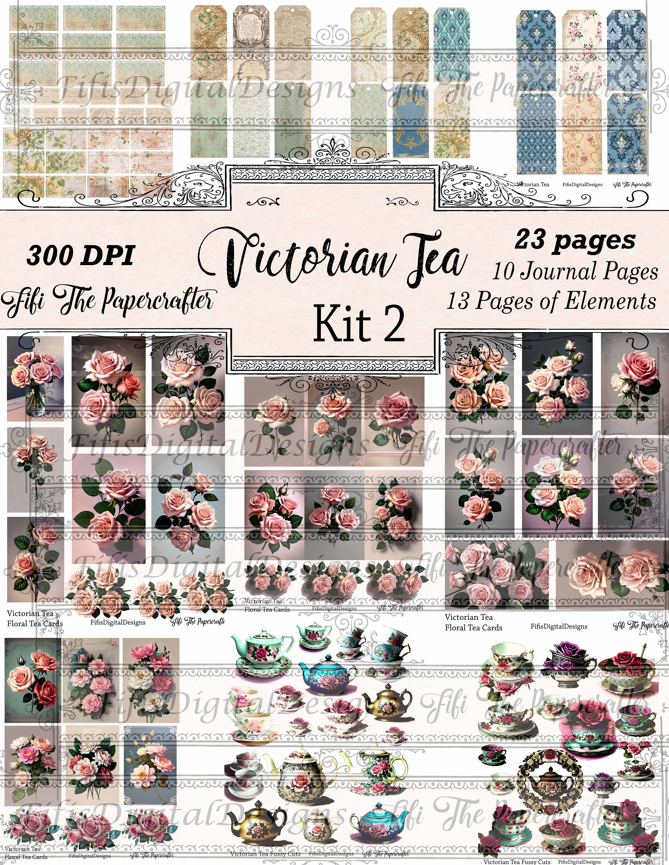 Victorian Tea Kit Part 2 - Etsy
