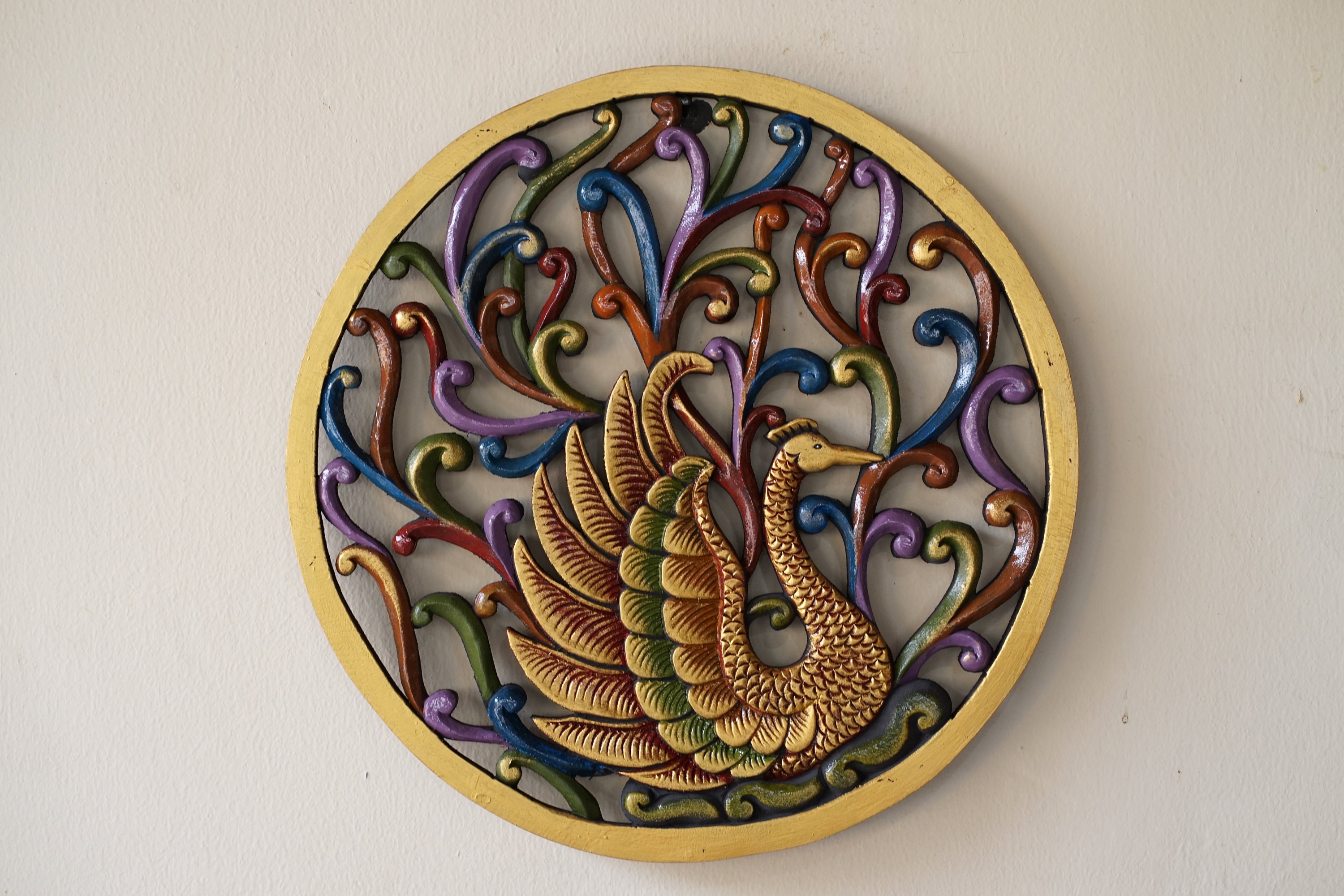 Mandala Wall Art Swan Mandala Wall Decor Unique Mandala - Etsy Australia