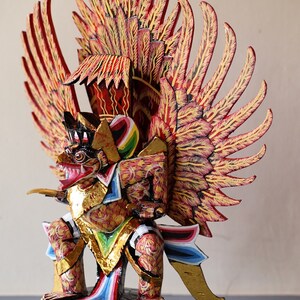 Hand Carved Wooden Garuda Sculpture, Balinese Vishnu Art, 23 Inch - Etsy