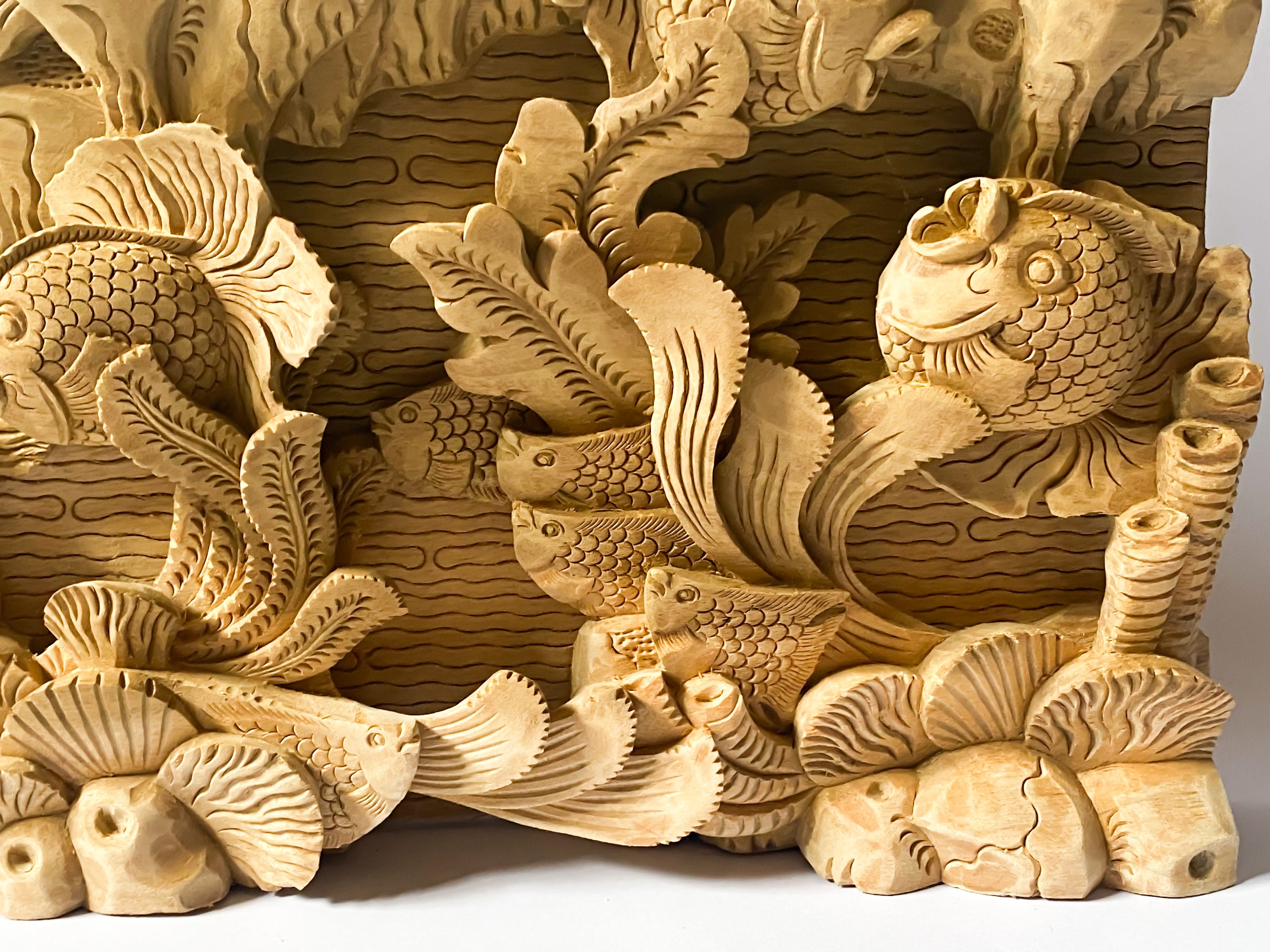 Wall Hanging Decor Koi Fish 18.7 Inch Decor Unique Sea Animal - Etsy