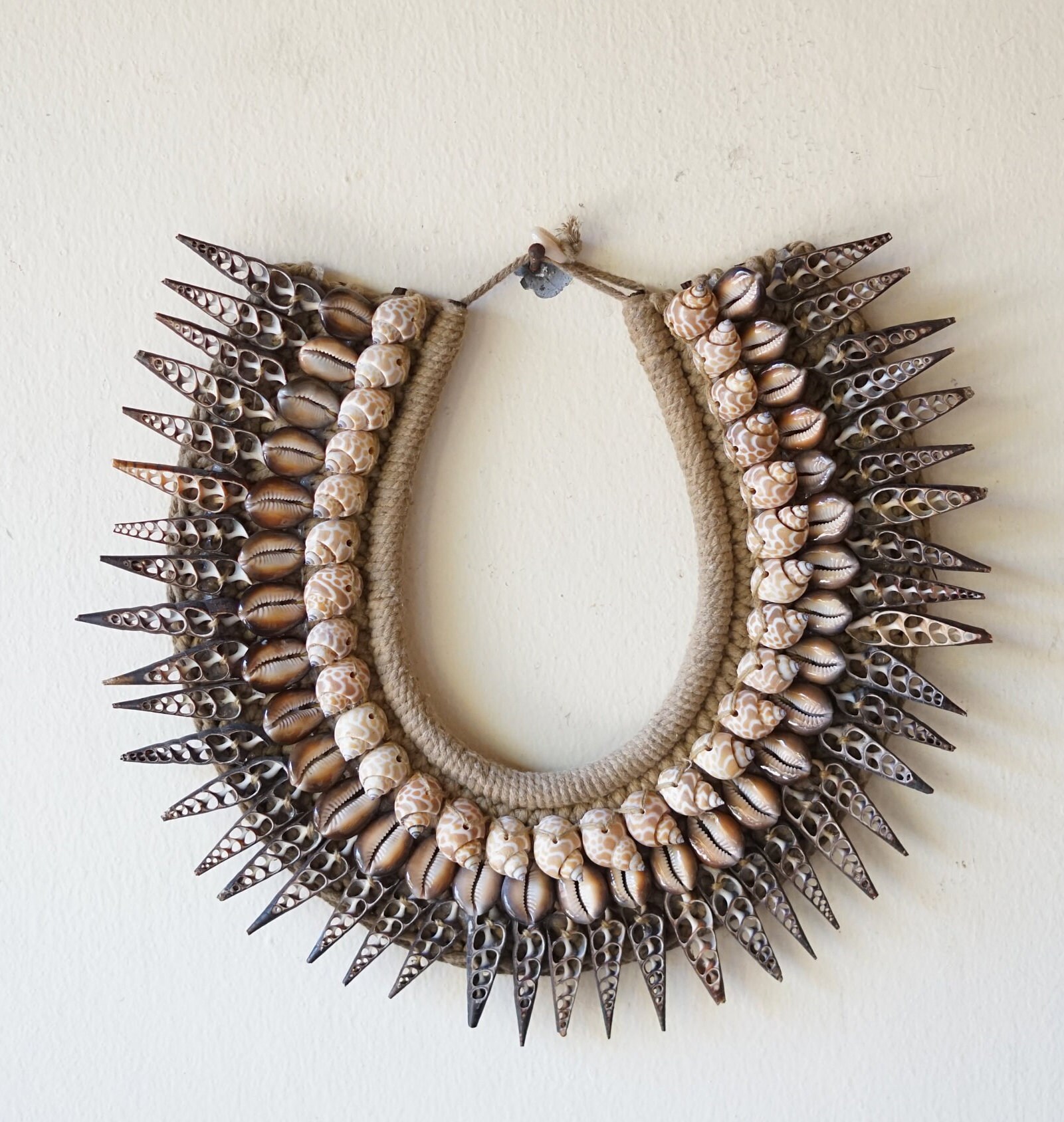 Papuan Sea Shell Brown Necklace Decor, Christmas Gift, Holiday Gift ...